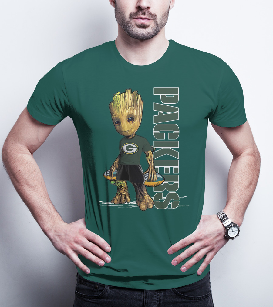 Groot Green Bay Packers Football Fan T-Shirt