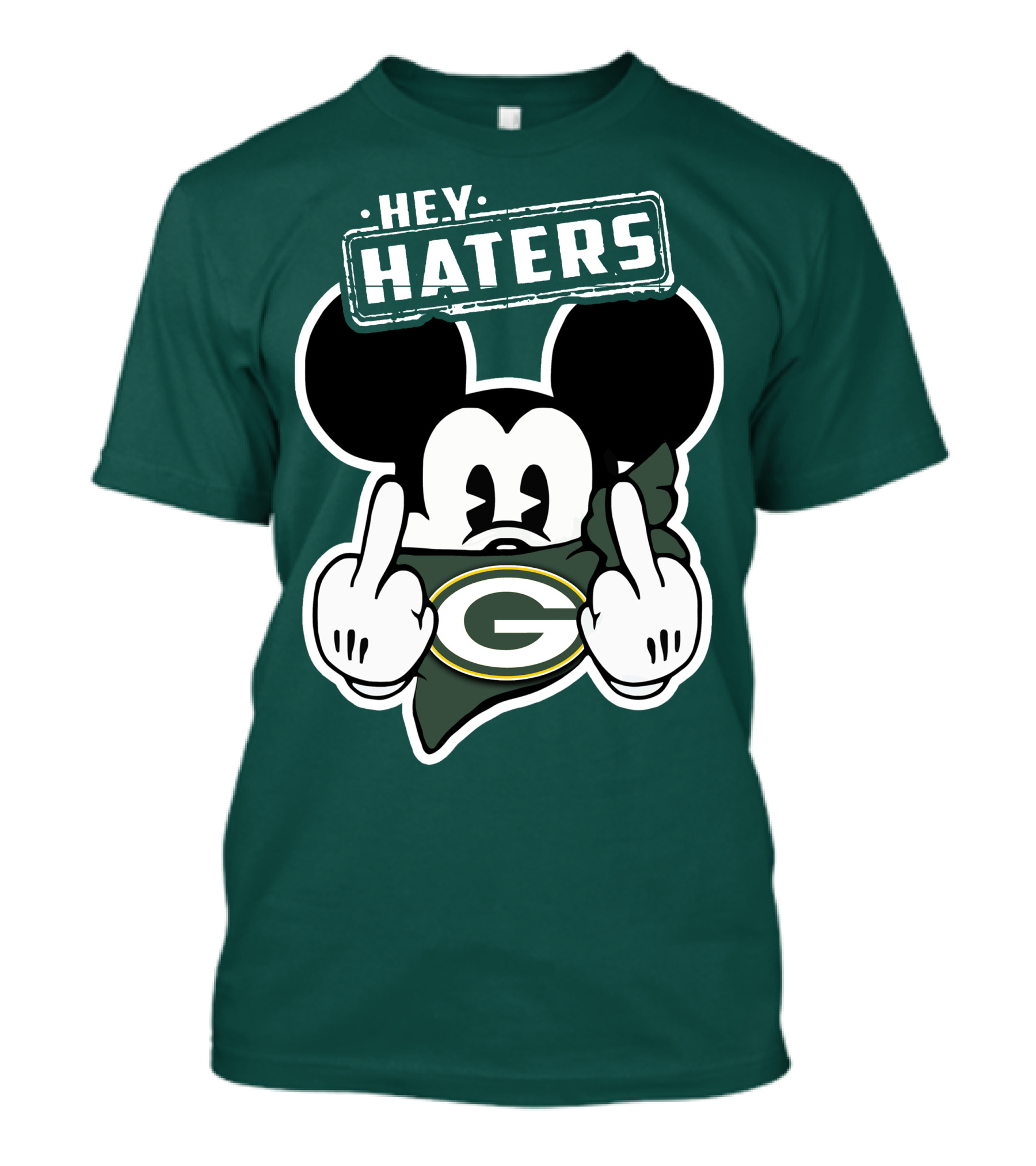Hey Haters Mick Green Bay Packers T-Shirt