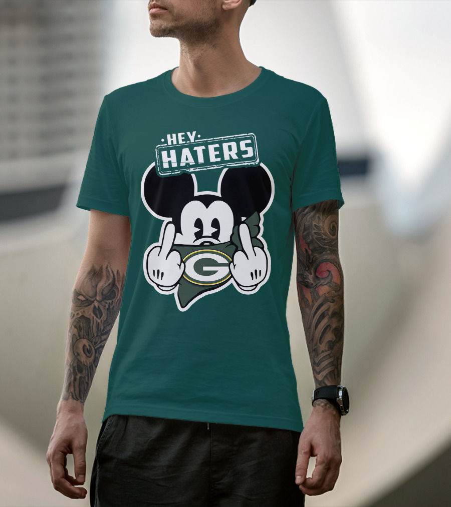Hey Haters Mick Green Bay Packers T-Shirt