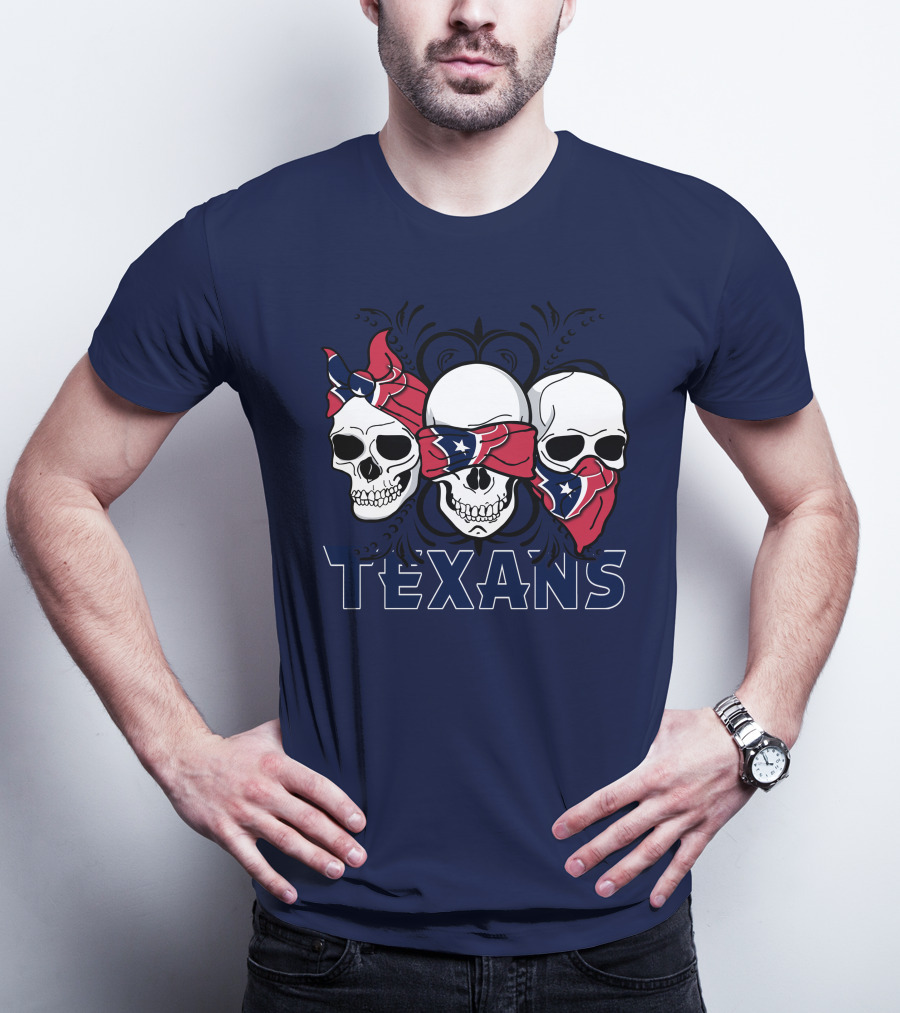 Texans Skull Trio Bandana T-Shirt