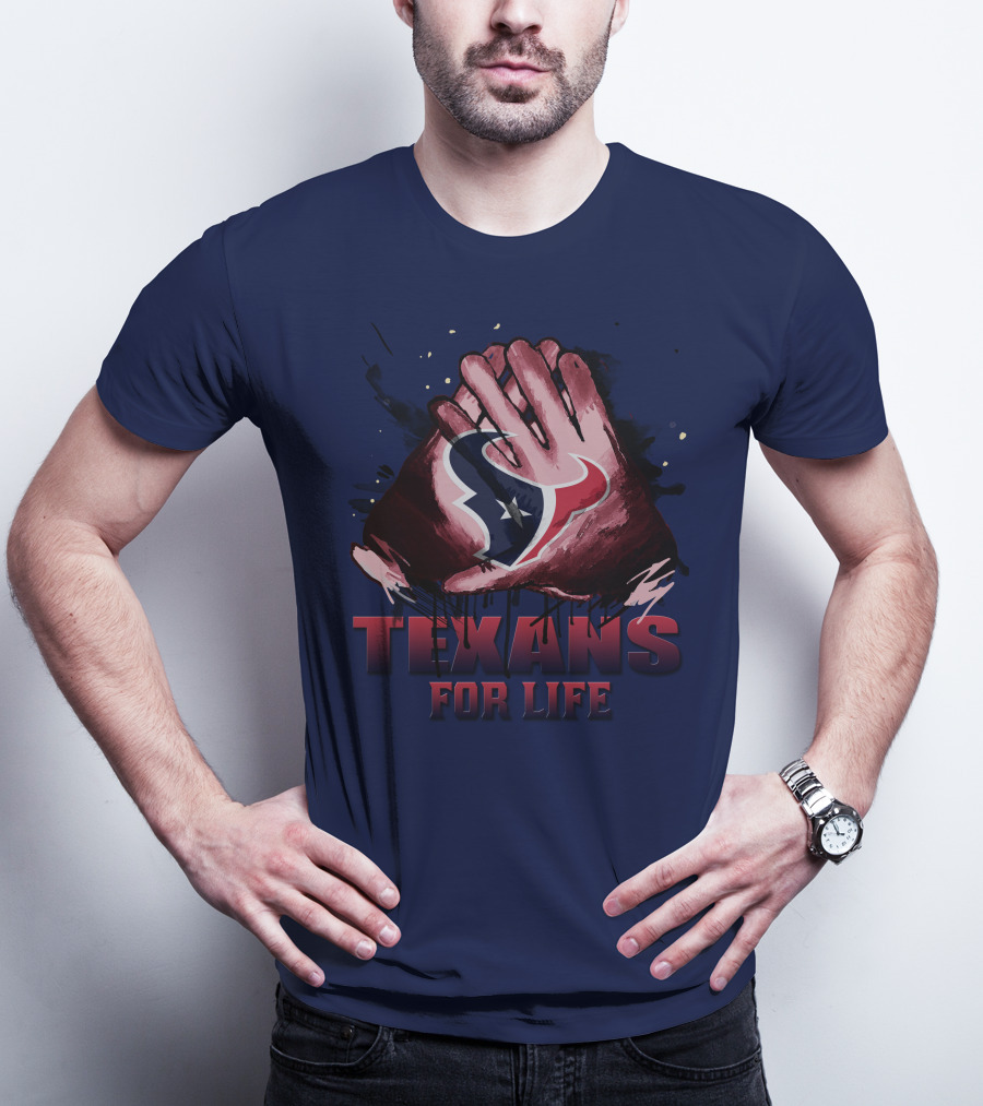 Texans For Life Houston 47 T-Shirt