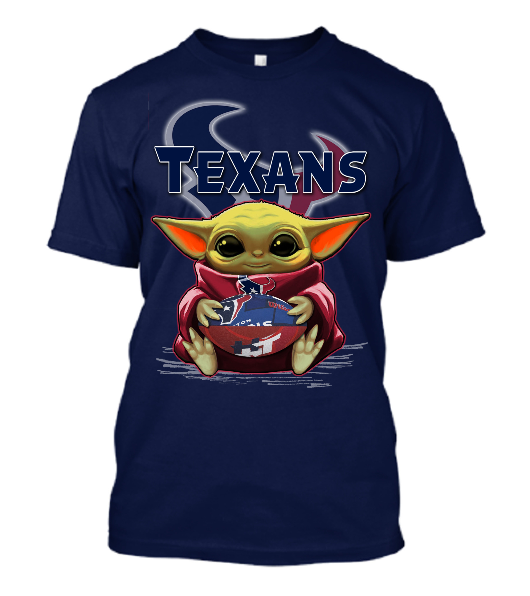 Yoda Texans Football Houston HT T-Shirt