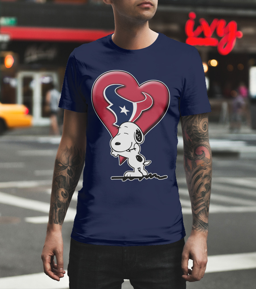 Snp Houston Texans Heart Embrace T-Shirt