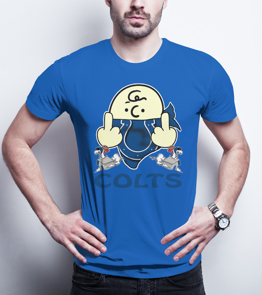 Colts Charlie Brown And Snoopy Indianapolis T-Shirt