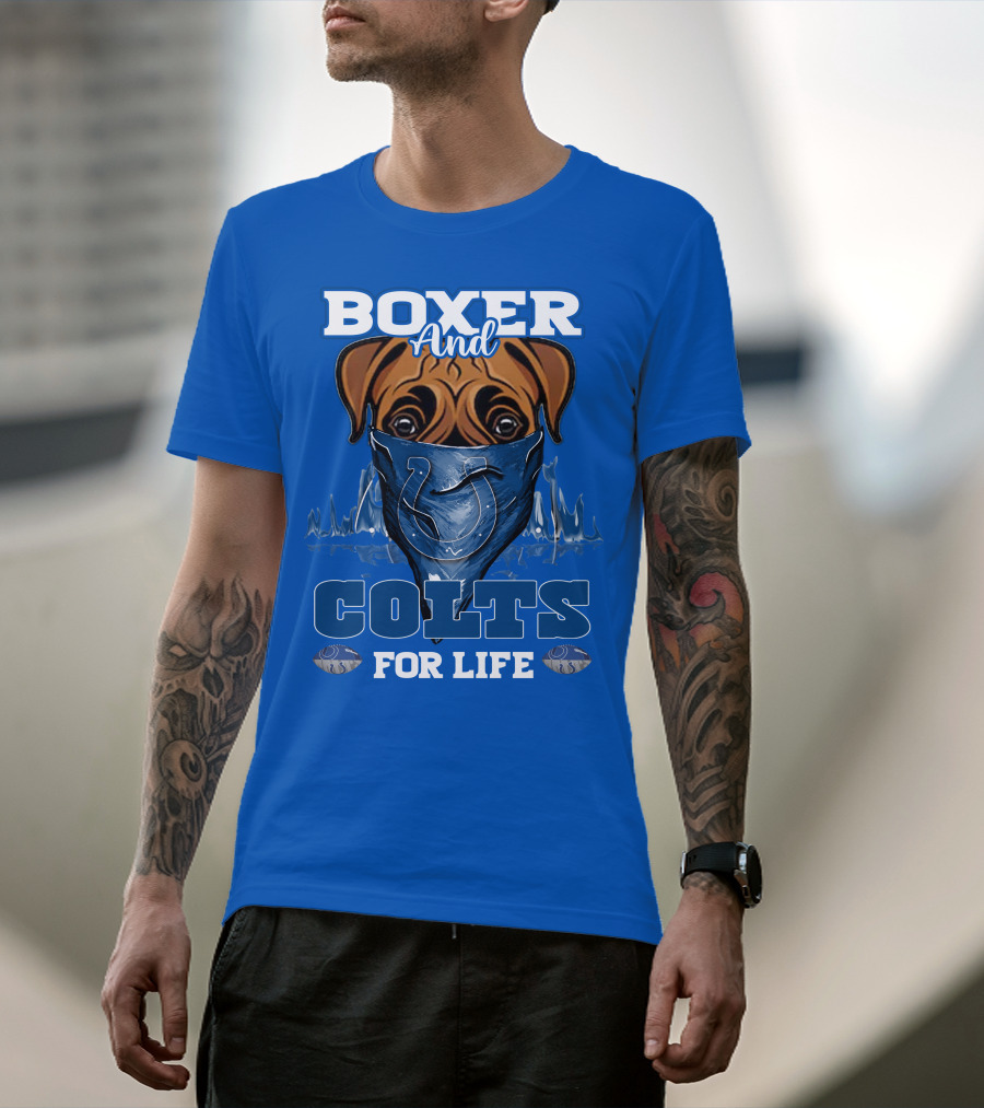 Boxer And Colts For Life T-Shirt