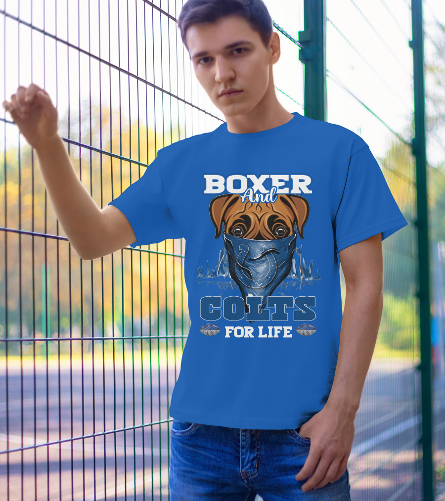 Boxer And Colts For Life T-Shirt