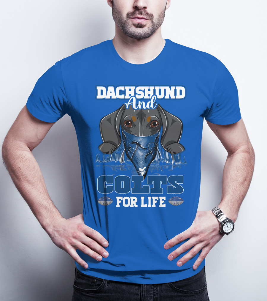 Dachshund And Colts For Life T-Shirt