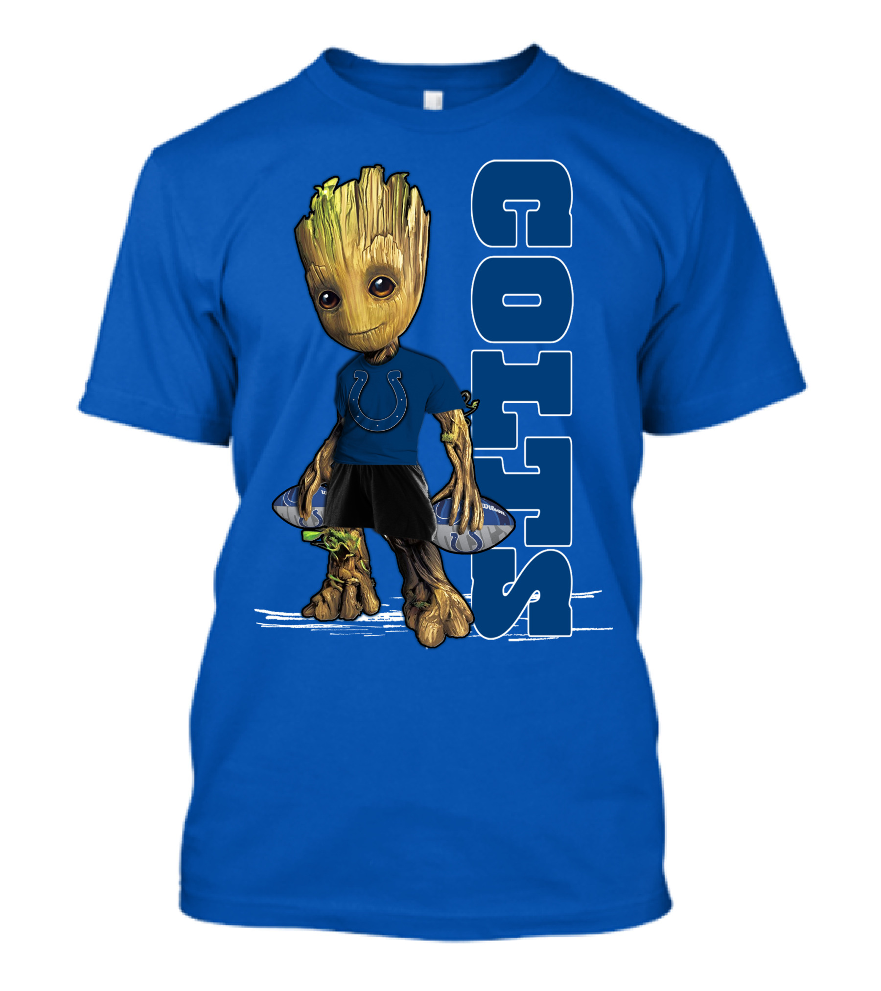 Groot Wearing Indianapolis Colts Shirt T-Shirt