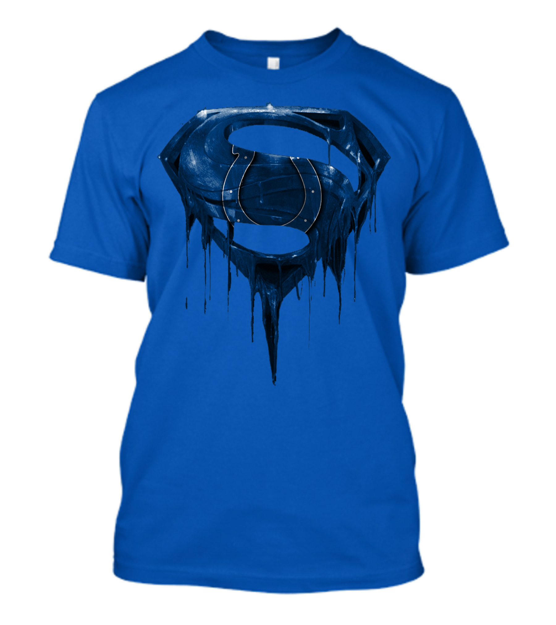Spm Indianapolis Colts Superman Dripping T-Shirt