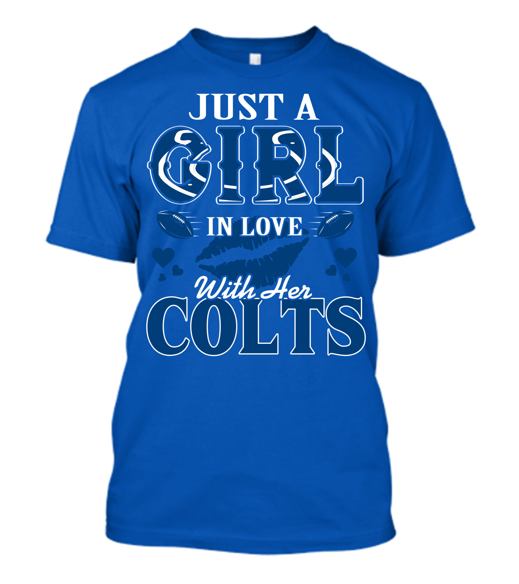 Just A Girl In Love With Her Colts T-Shirt