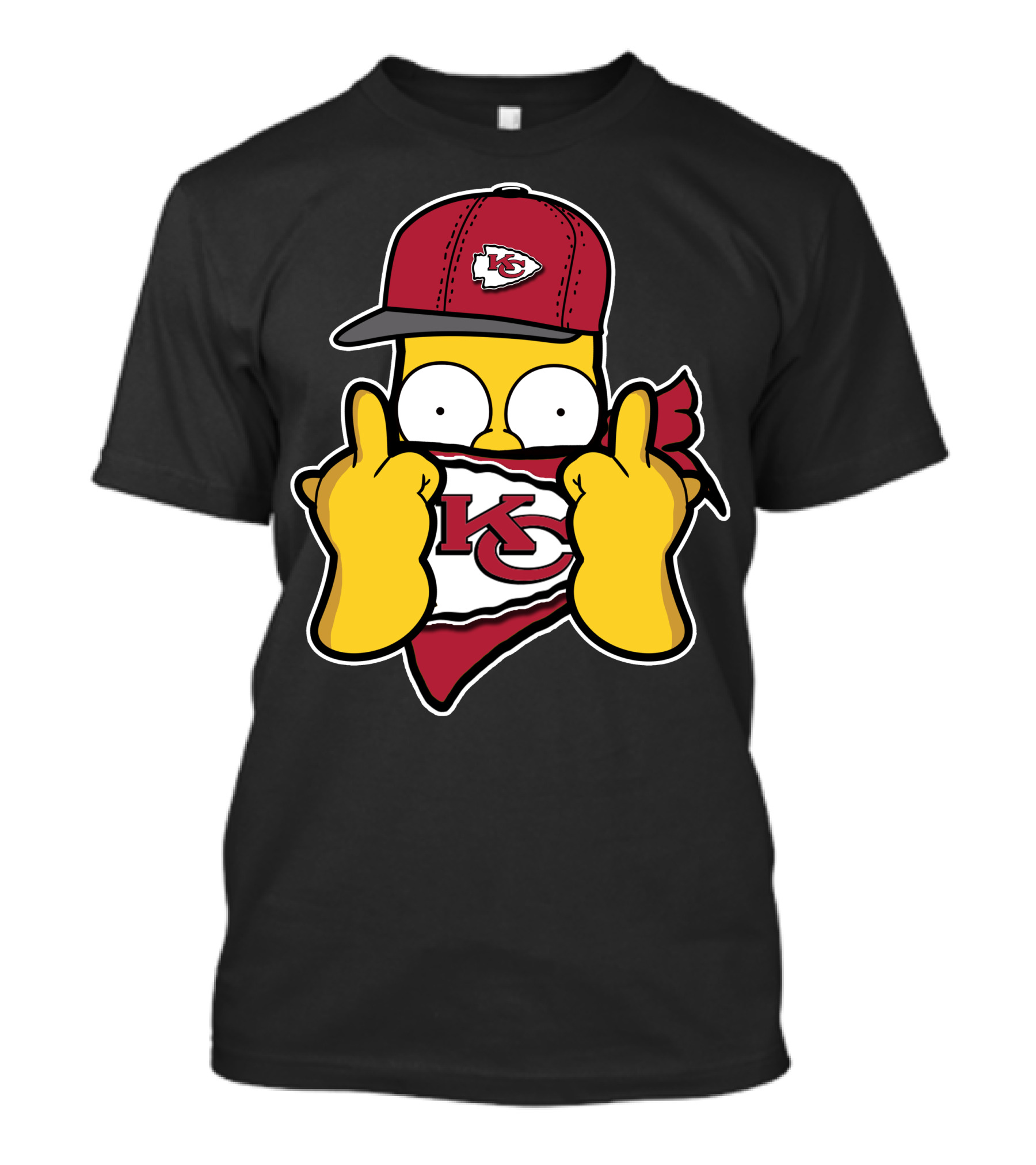 Kansas City Chiefs Homer Simpson T-Shirt