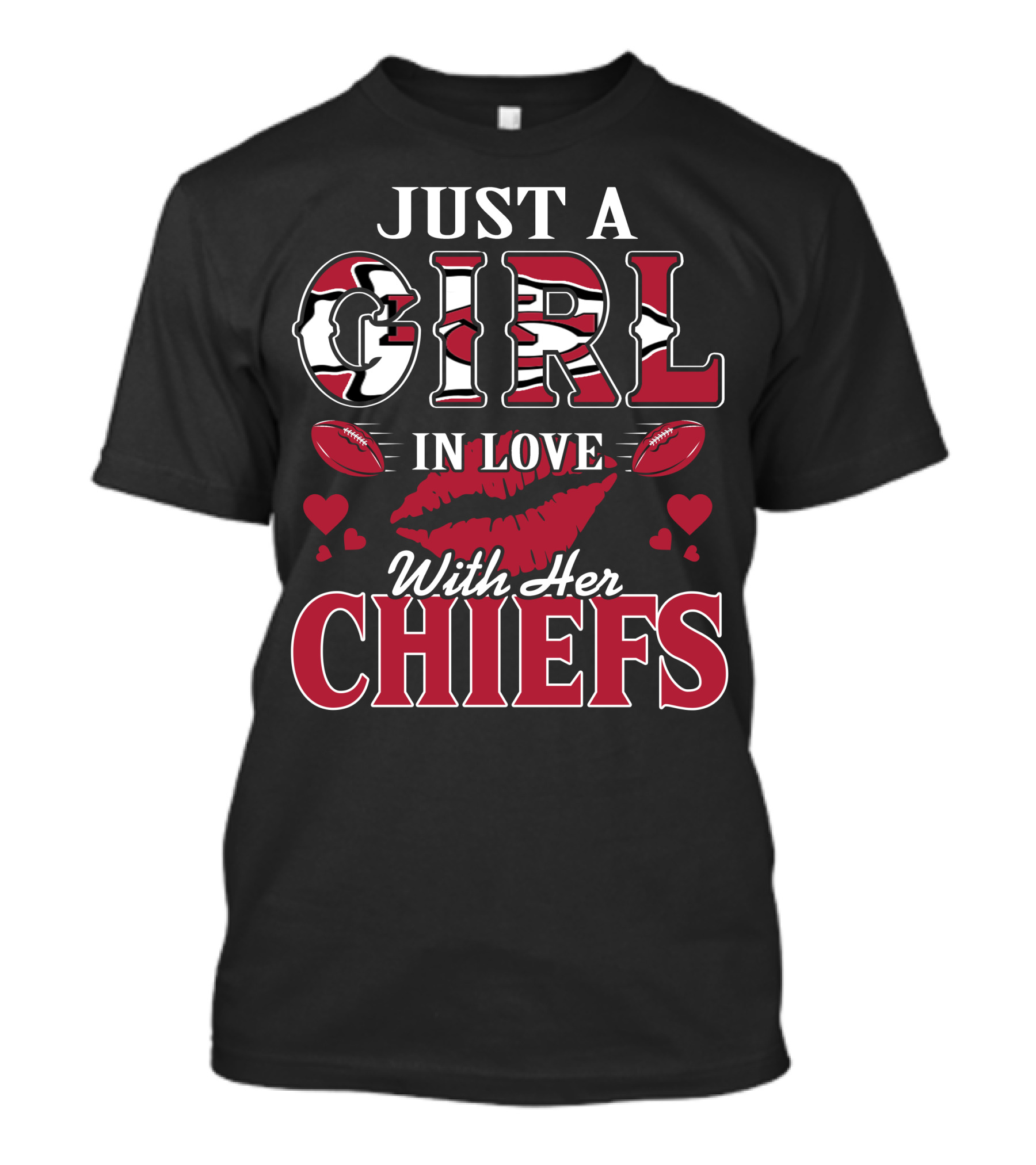 Just A Girl In Love With Her Kansas City Chiefs T-Shirt