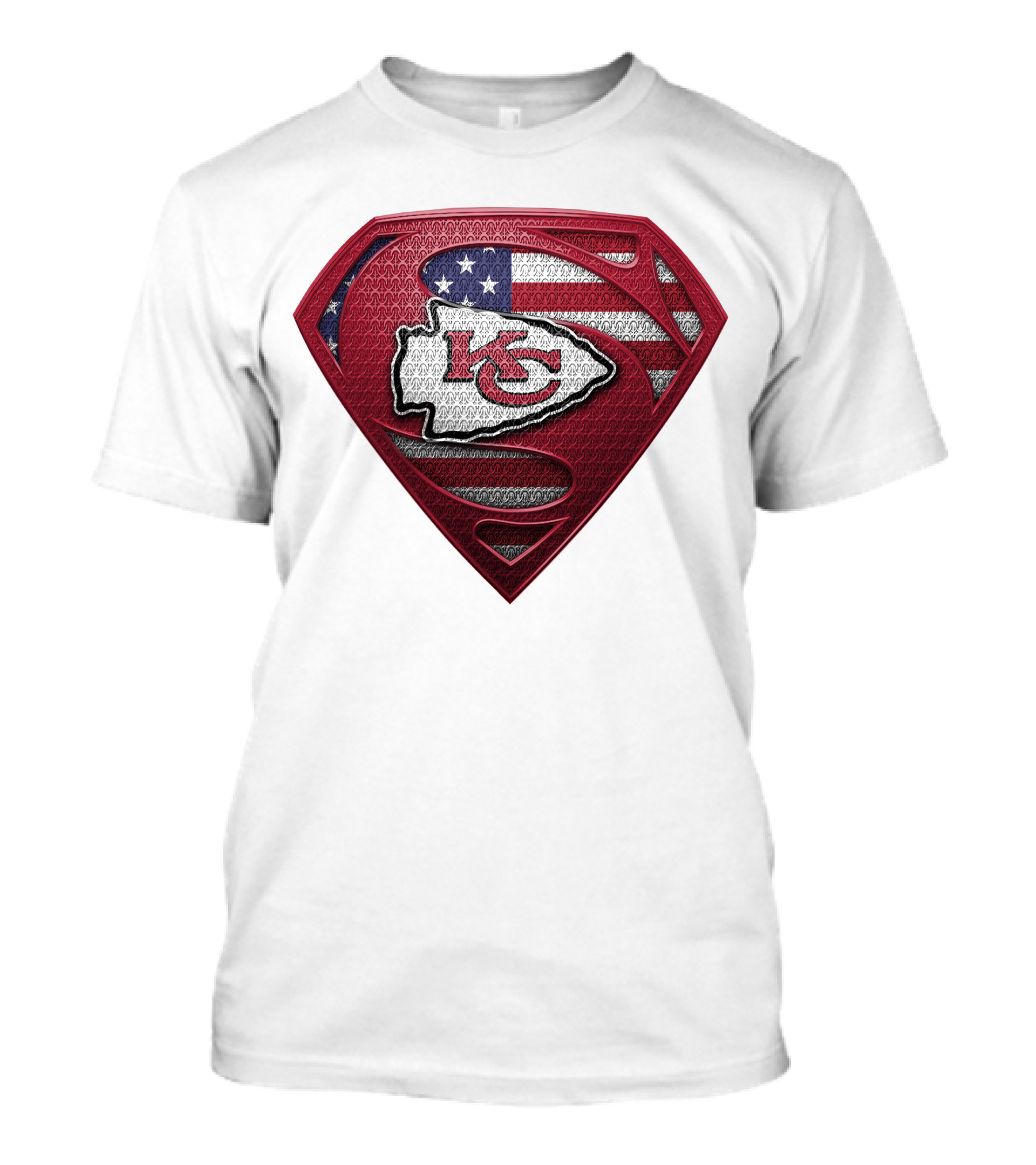 Kansas City Chiefs Super Shield American Flag SPM T-Shirt
