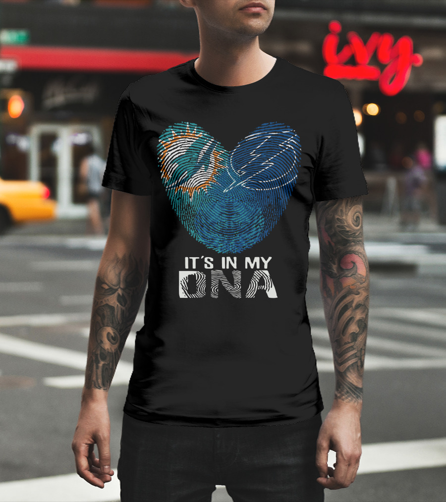 It's In My Dna Miami Dolphins T-Shirt
