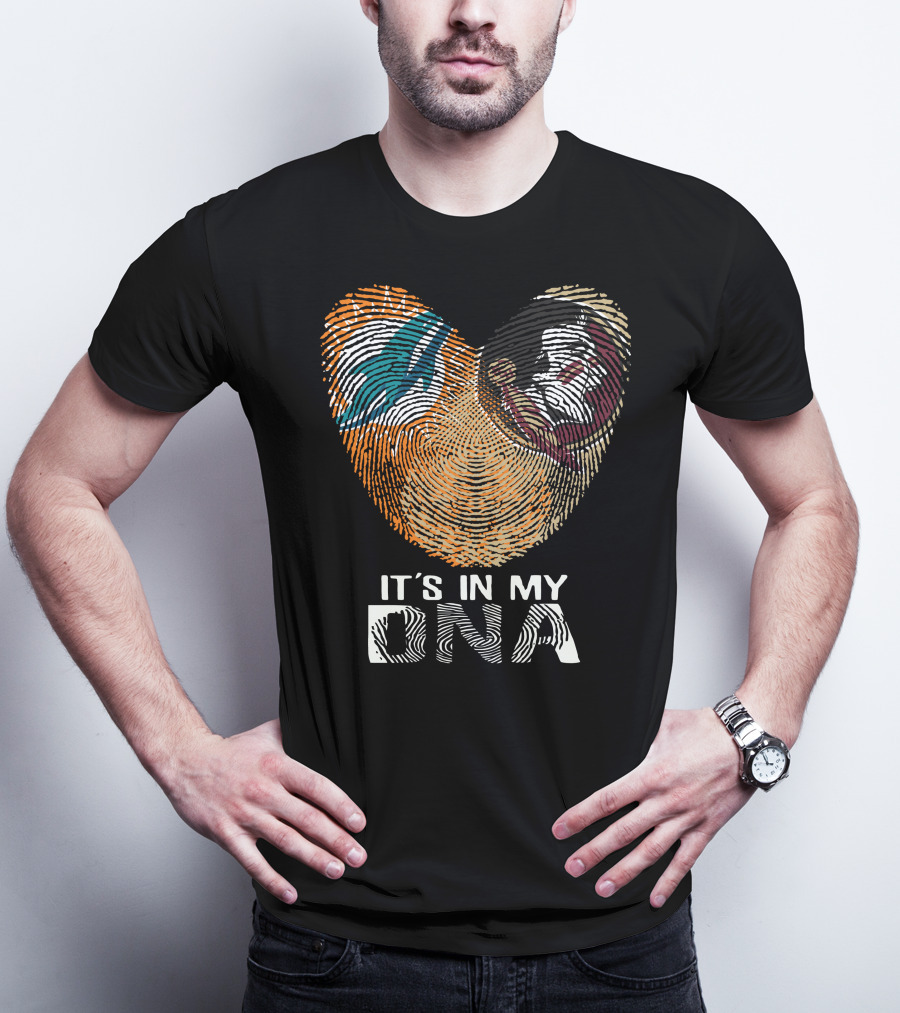 Miami Dolphins Seminoles It's In My Dna T-Shirt