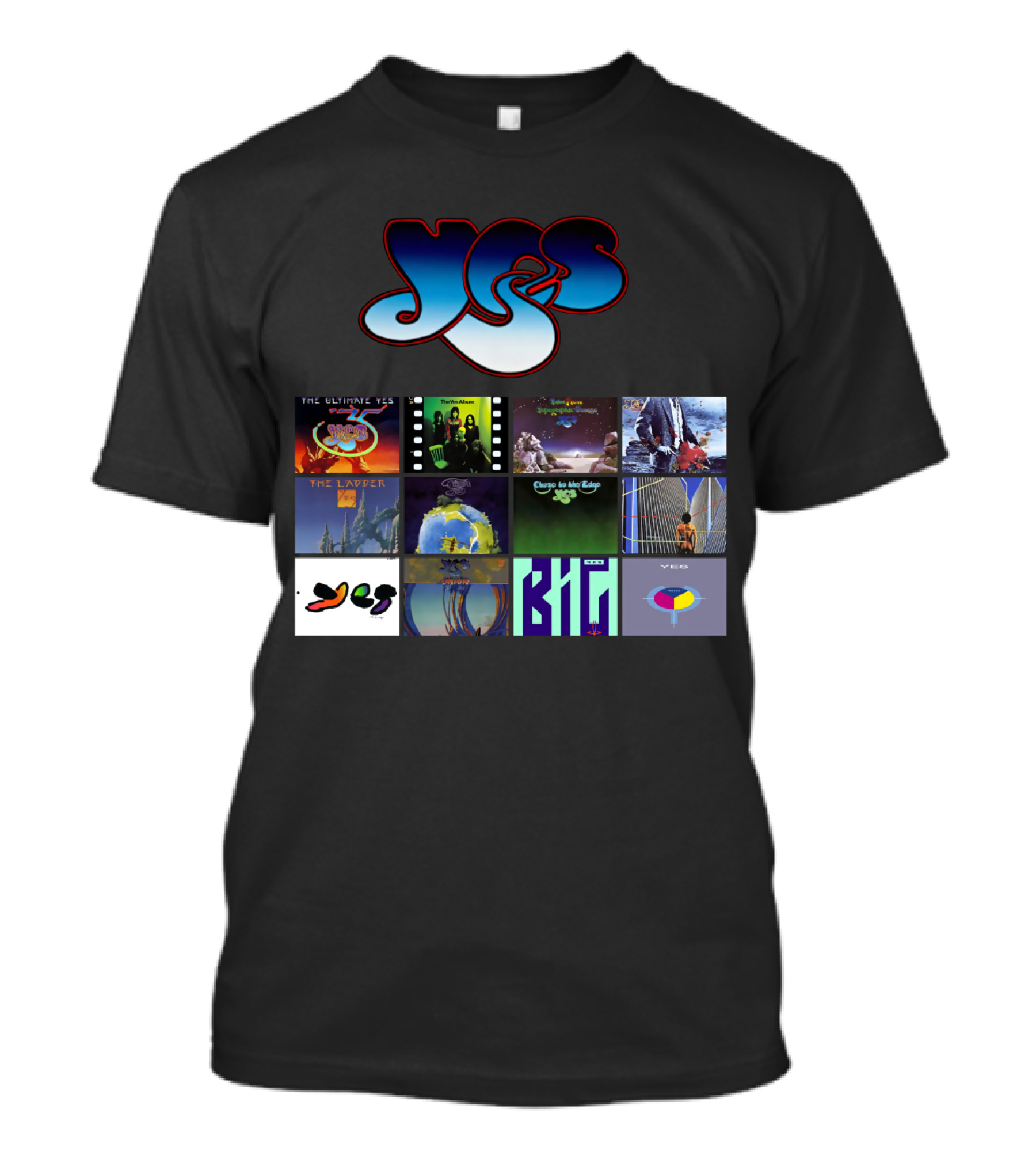 Yes Band Album Collection Highlights Classic Covers And Iconic T-Shirt