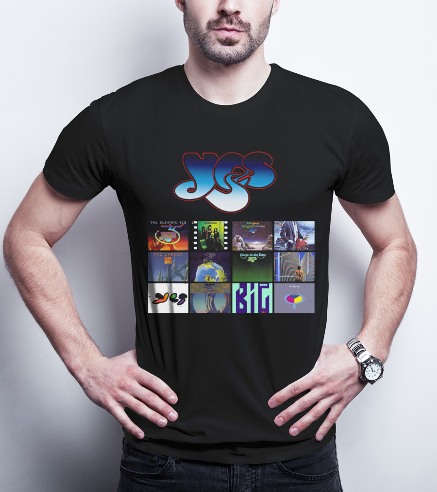 Yes Band Album Collection Highlights Classic Covers And Iconic T-Shirt