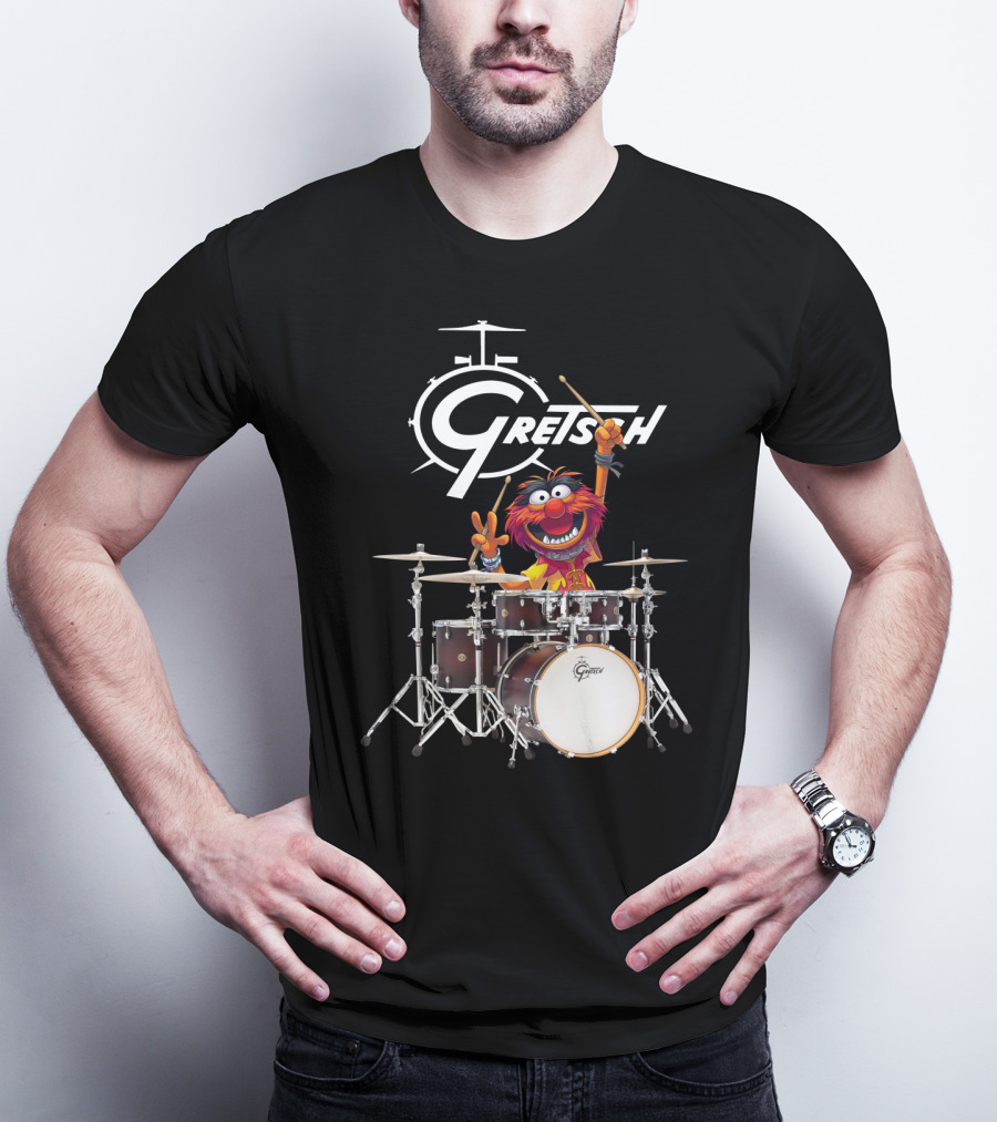 The Muppet Show Animal With Gretsch Drums T-Shirt