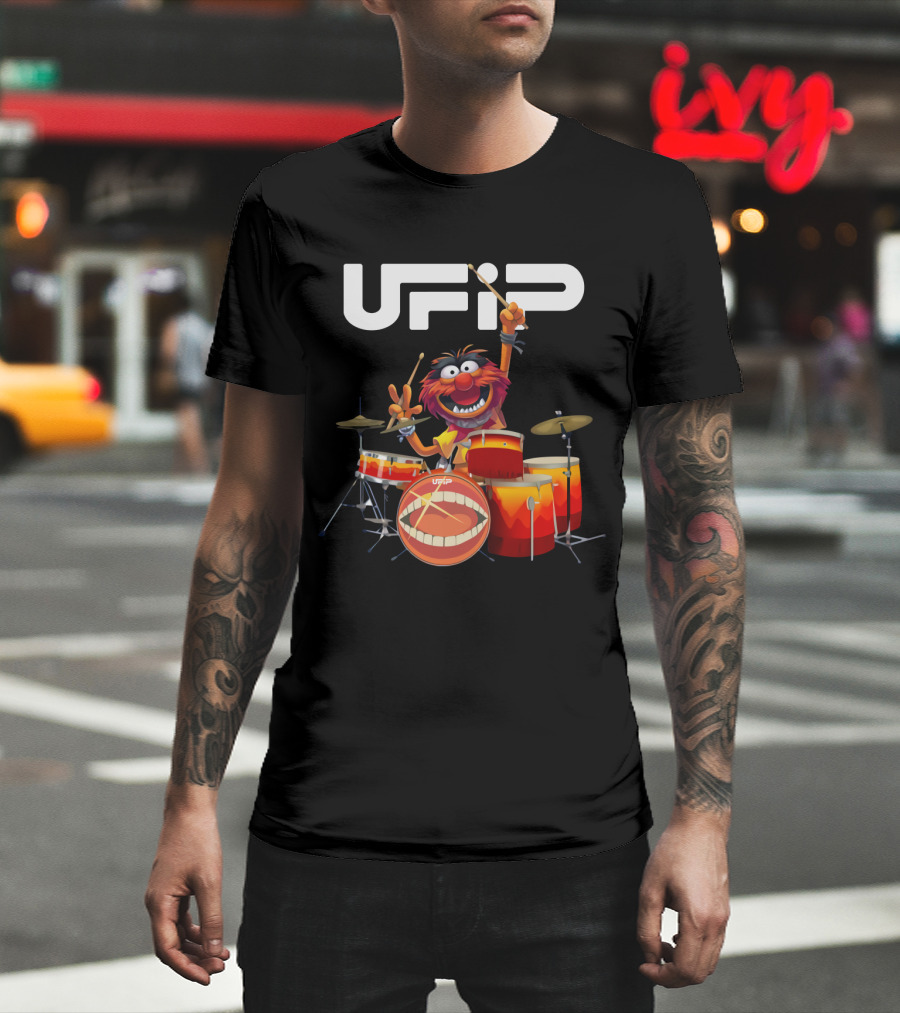 The Muppet Show Animal Playing Drums UFIP T-Shirt