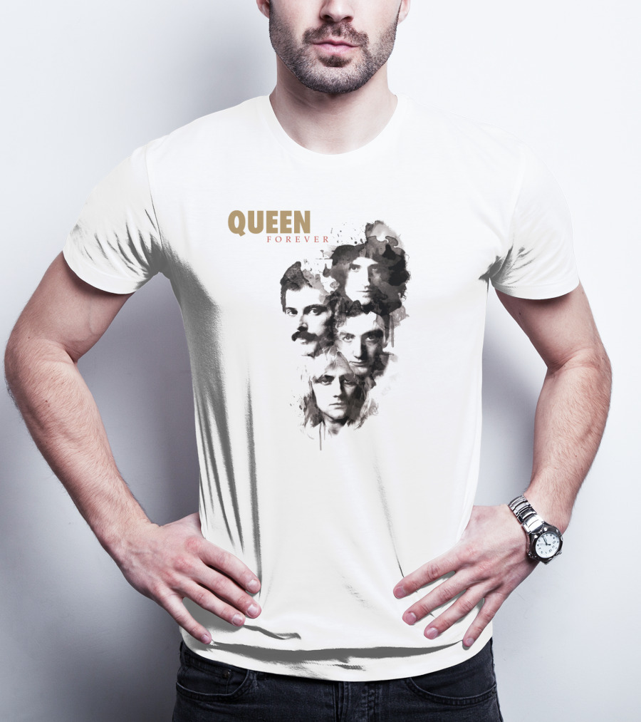 Queen Forever Band Faces Montage T-Shirt