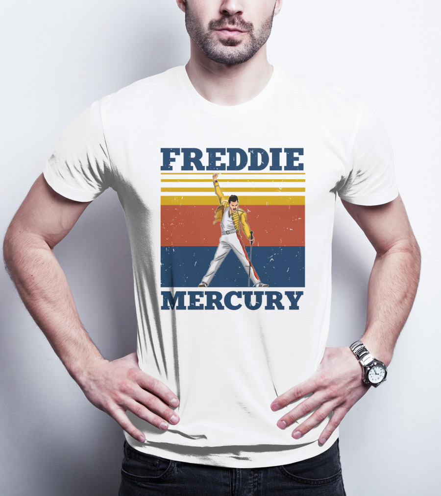 FREDDIE MERCURY Yellow Jacket T-Shirt