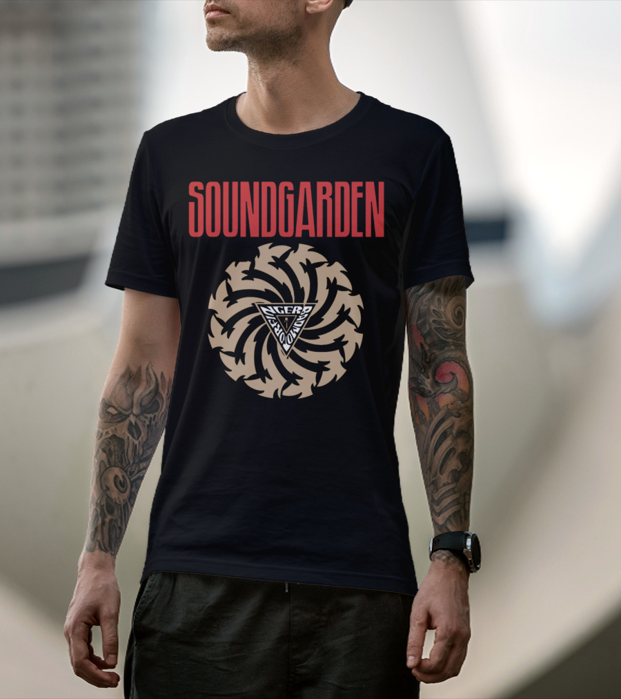 Soundgarden Badge Black Hole Sun Aesthetics T-Shirt
