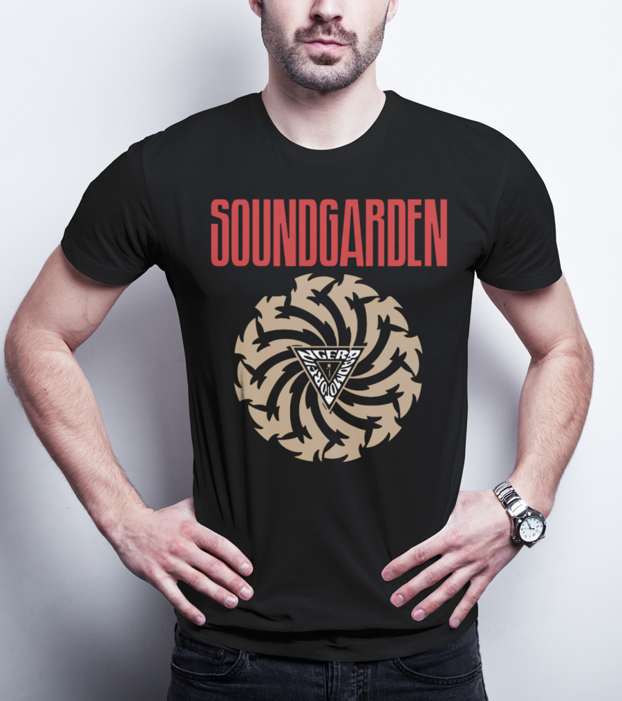 Soundgarden Badge Black Hole Sun Aesthetics T-Shirt