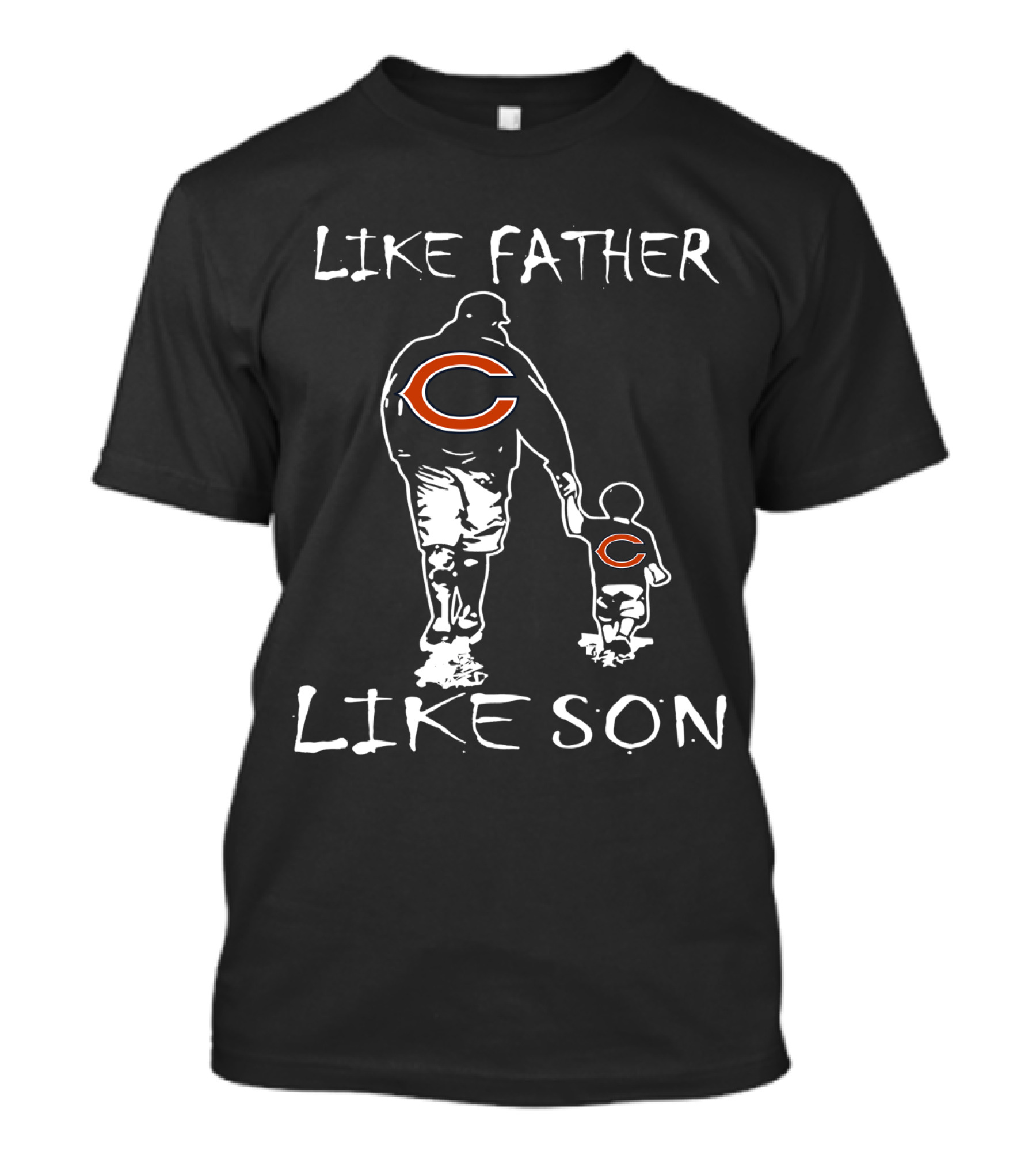 Like Father Like Son Chicago Bears Matching Outfits T-Shirt