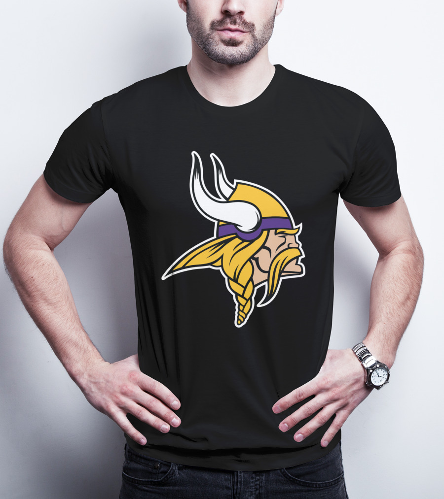 Minnesota Vikings Viking Head T-Shirt