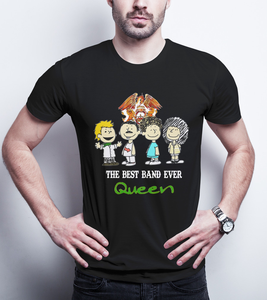 The Best Band Ever Queen Peanuts Snoopy And Friends T-Shirt