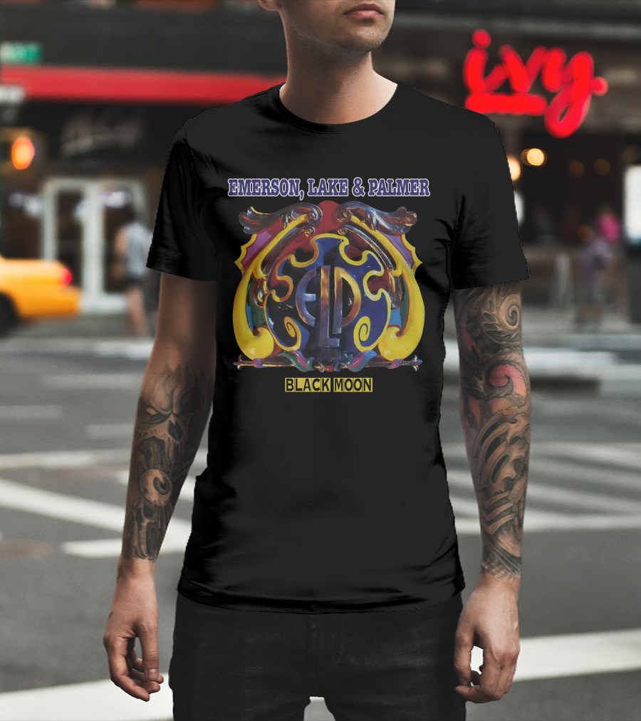 Emerson, Lake And Palmer Black Moon ELP T-Shirt