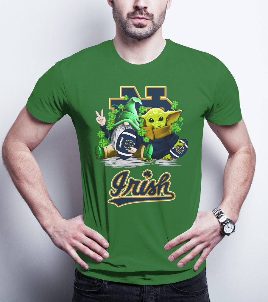 Notre Dame Fighting Irish Football St Patrick's Day Irish T-Shirt