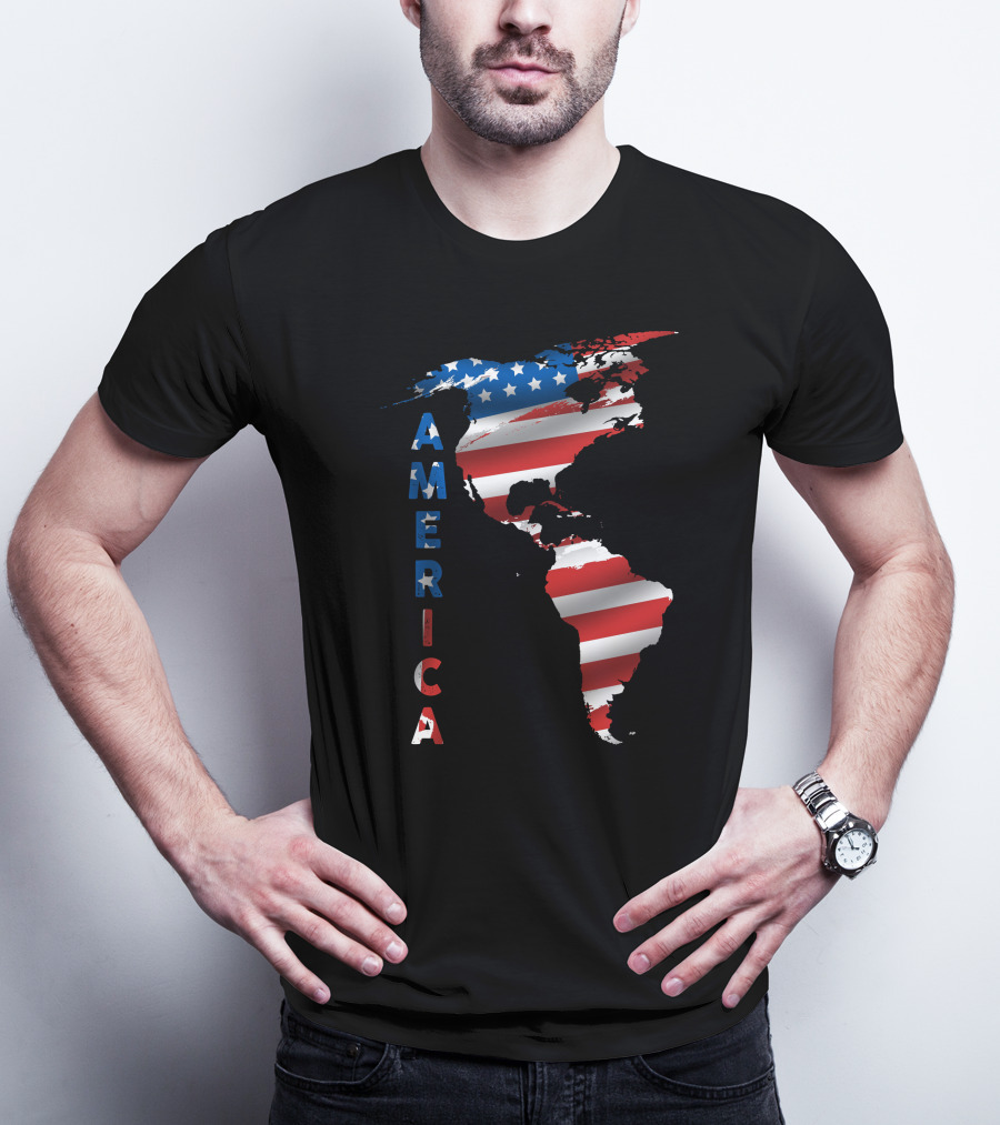 United States Of America Map T-Shirt