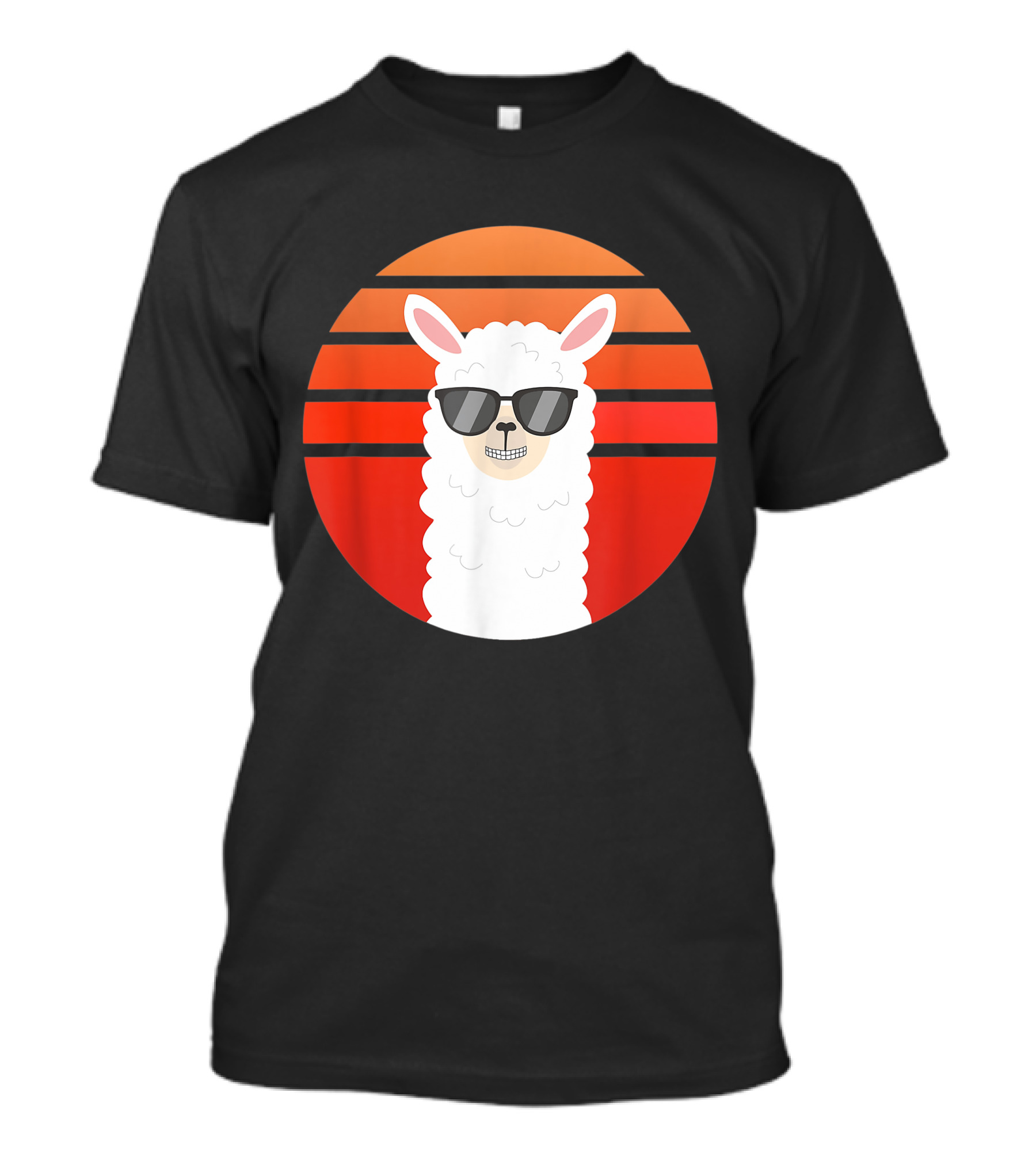 Alpaca Grin Sunset Shades T-Shirt