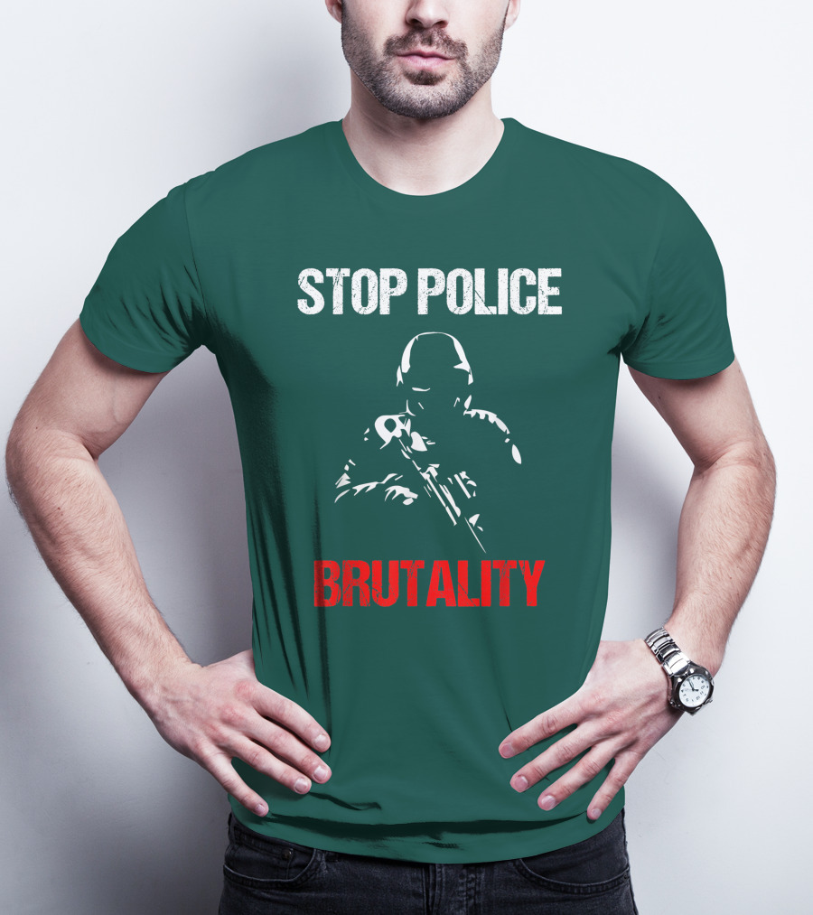 STOP POLICE BRUTALITY Violence Cop T-Shirt