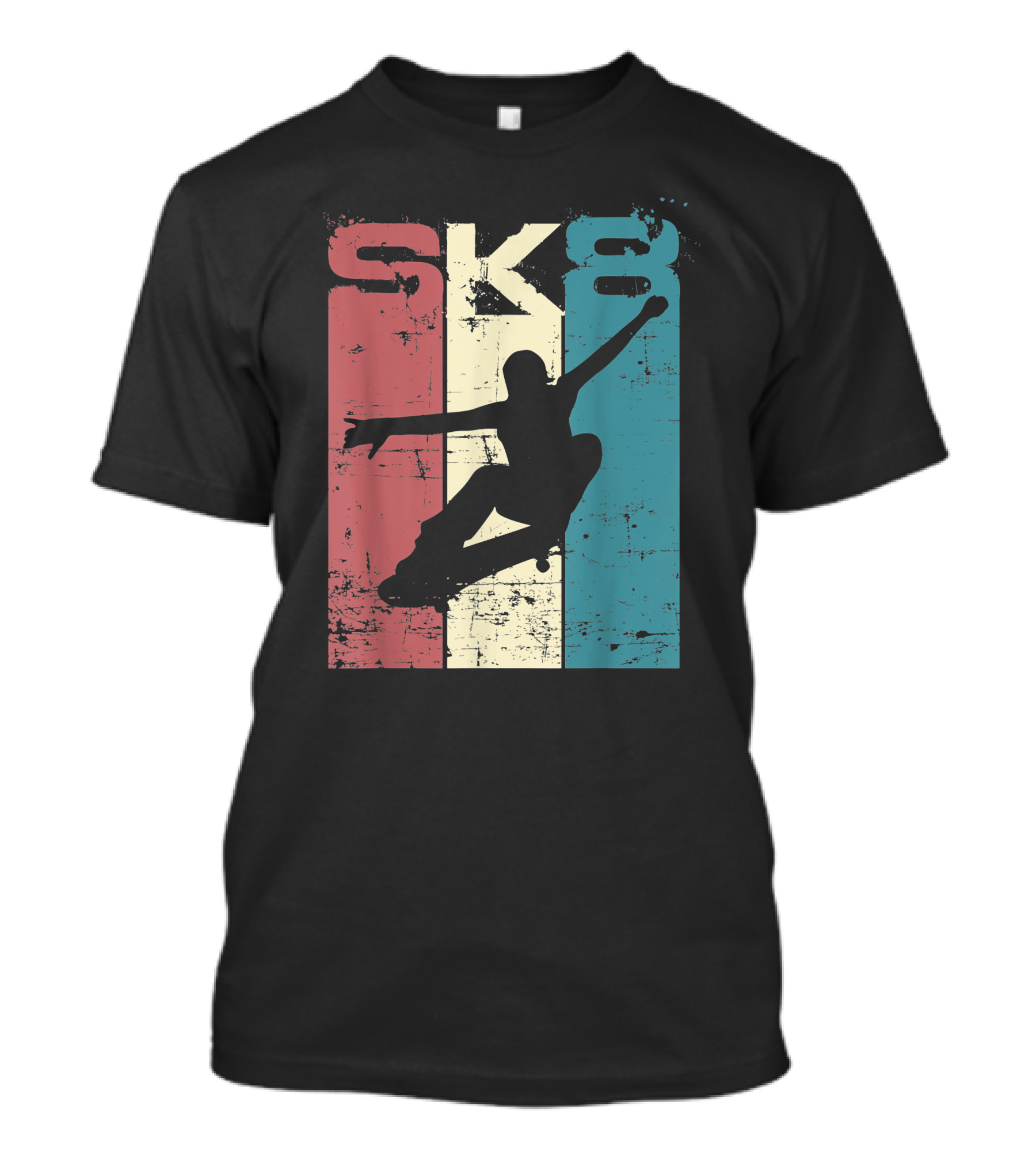 Vintage SK8 Skateboard Lifestyle Retro T-Shirt