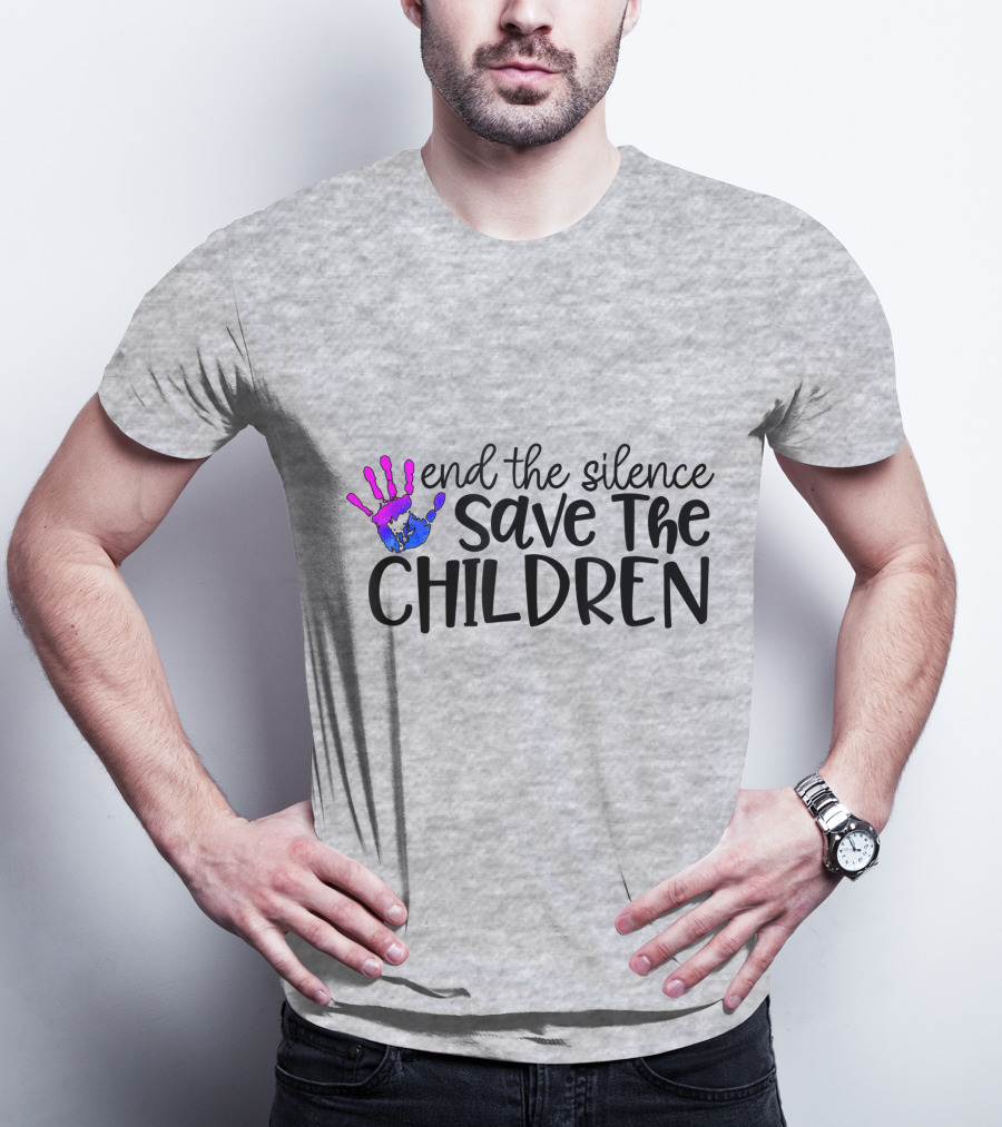 End The Silence Save The Children T-Shirt