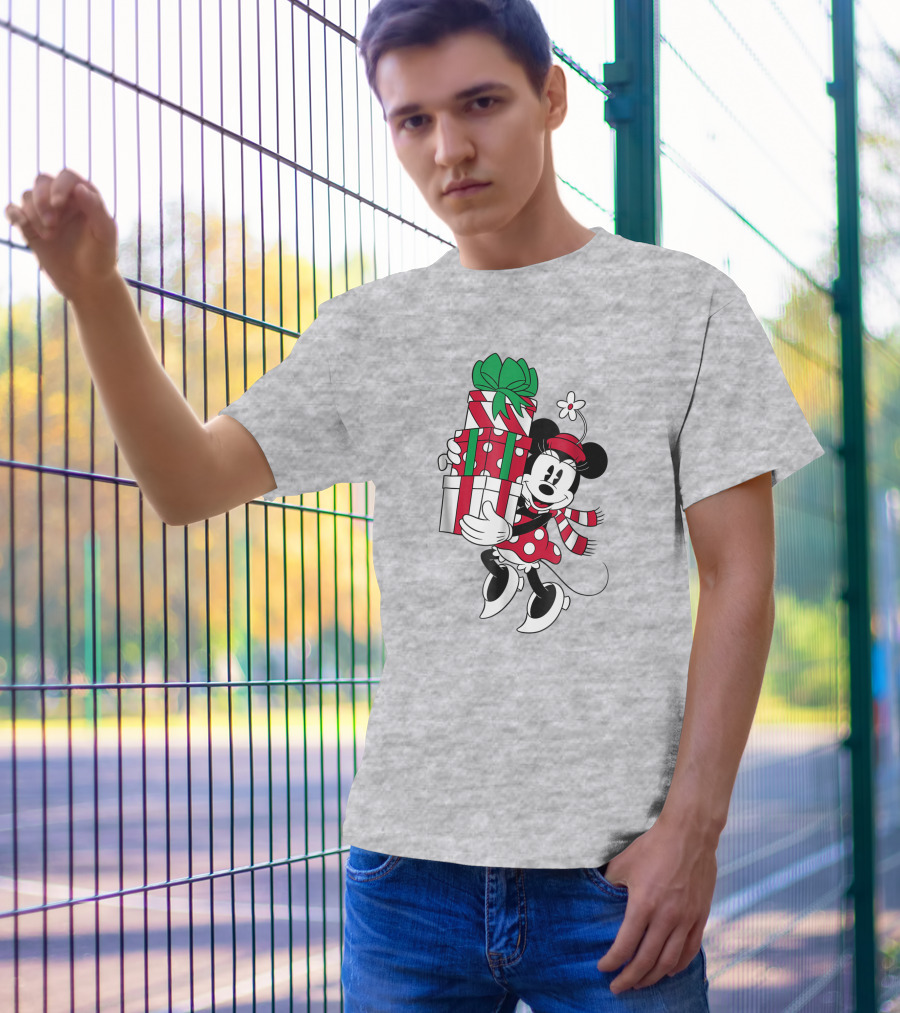 Disney Minnie Mouse Christmas Presents T-Shirt