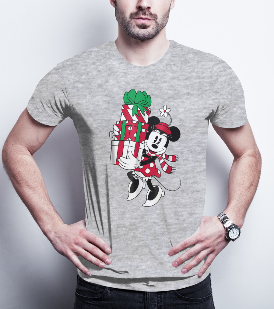 Disney Minnie Mouse Christmas Presents T-Shirt