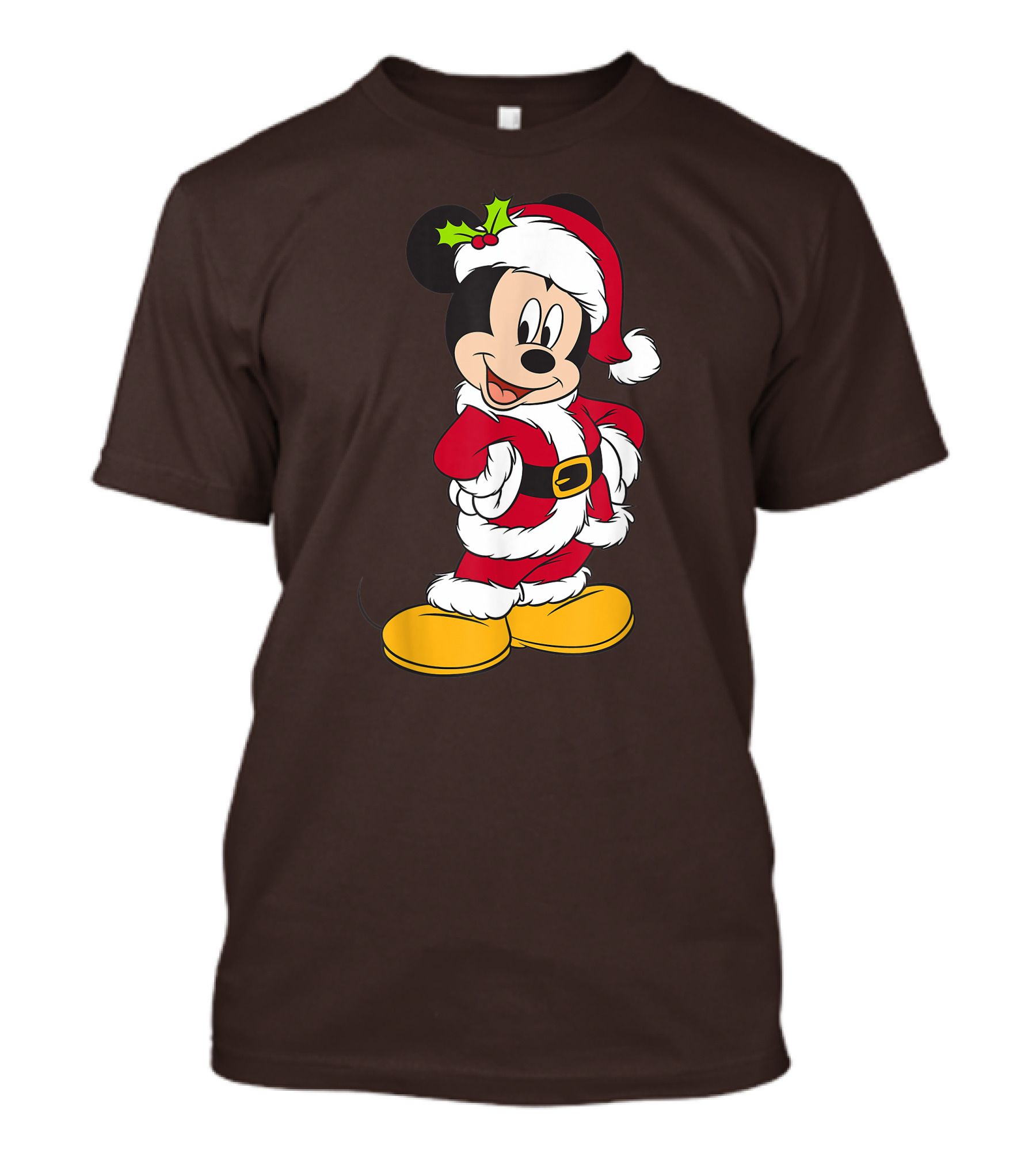 Disney Santa Mickey Mouse Holiday T-Shirt