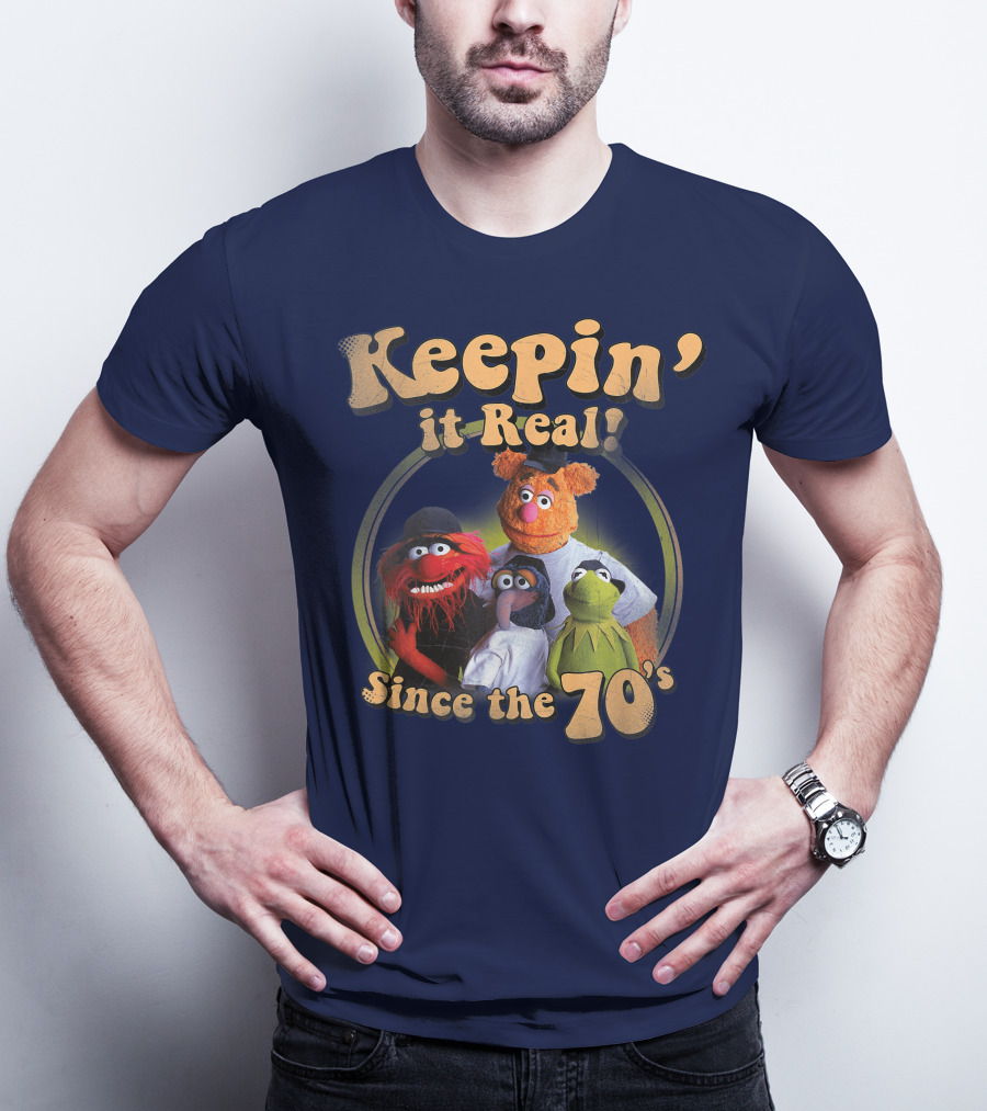 Keepin It Real Muppets Since The 70s Funny Cartoon T-Shirt