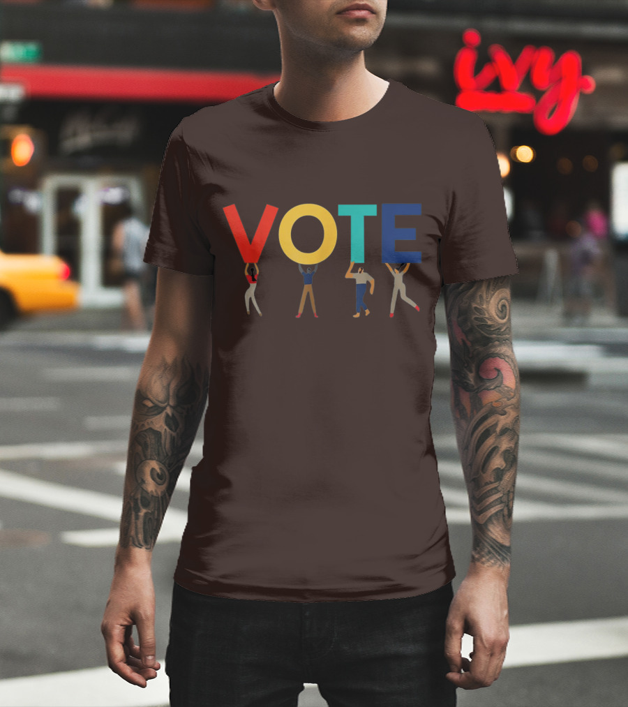 VOTE Patriotic United Colors Representation T-Shirt
