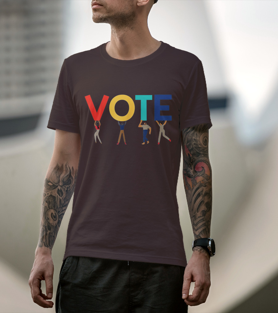 VOTE Patriotic United Colors Representation T-Shirt