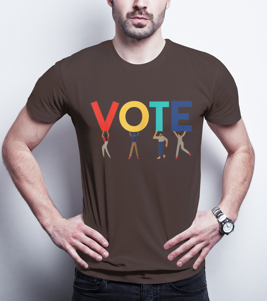 VOTE Patriotic United Colors Representation T-Shirt