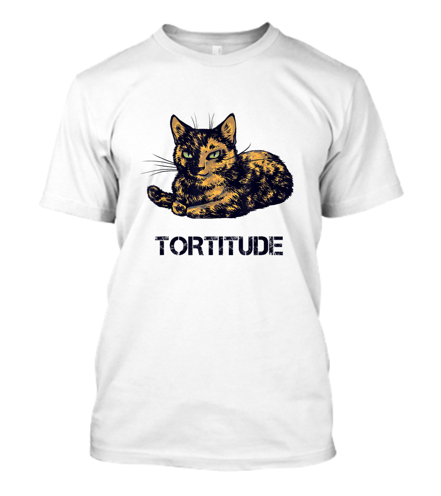 Tortitude Feisty Tortoiseshell Kitty Torties T-Shirt