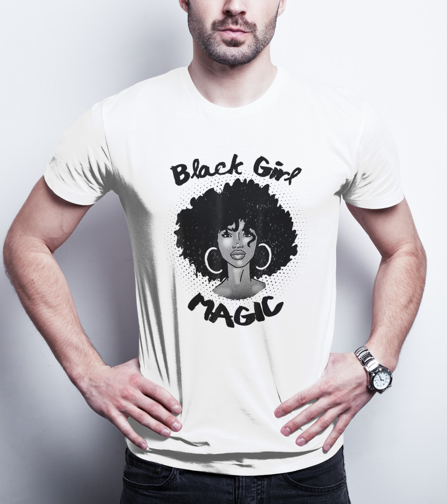 Black Girl Magic Melanin Americans Black Power Pride T-Shirt
