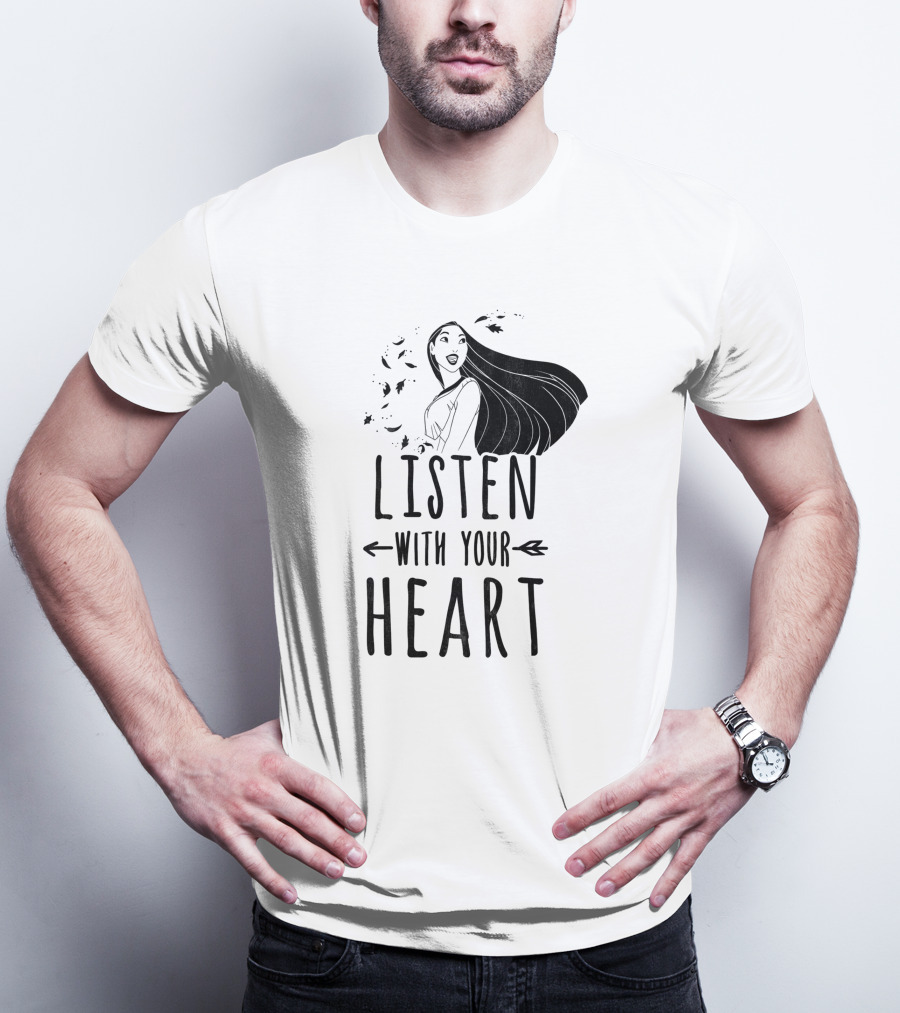 Listen With Your Heart Pocahontas T-Shirt