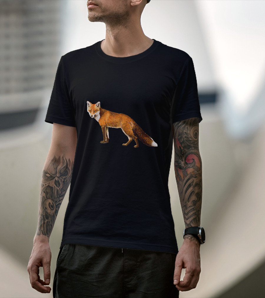 Wild Fantastic Fox Realistic Wildlife Forest Creature T-Shirt