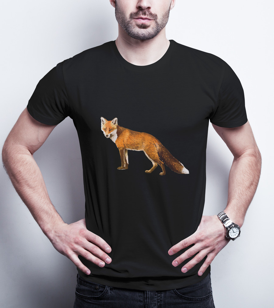 Wild Fantastic Fox Realistic Wildlife Forest Creature T-Shirt