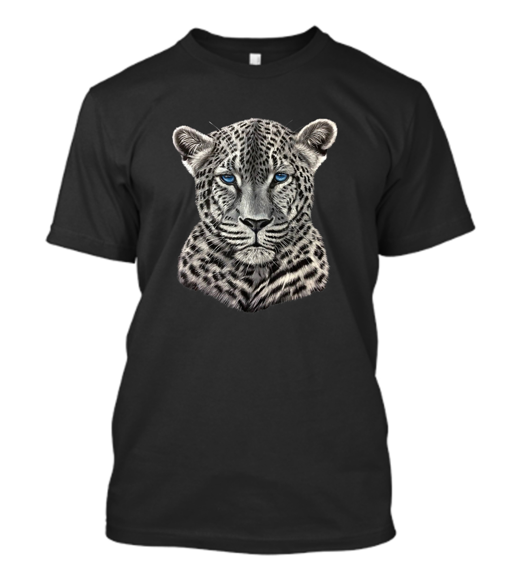 Leopard With Striking Blue Eyes T-Shirt